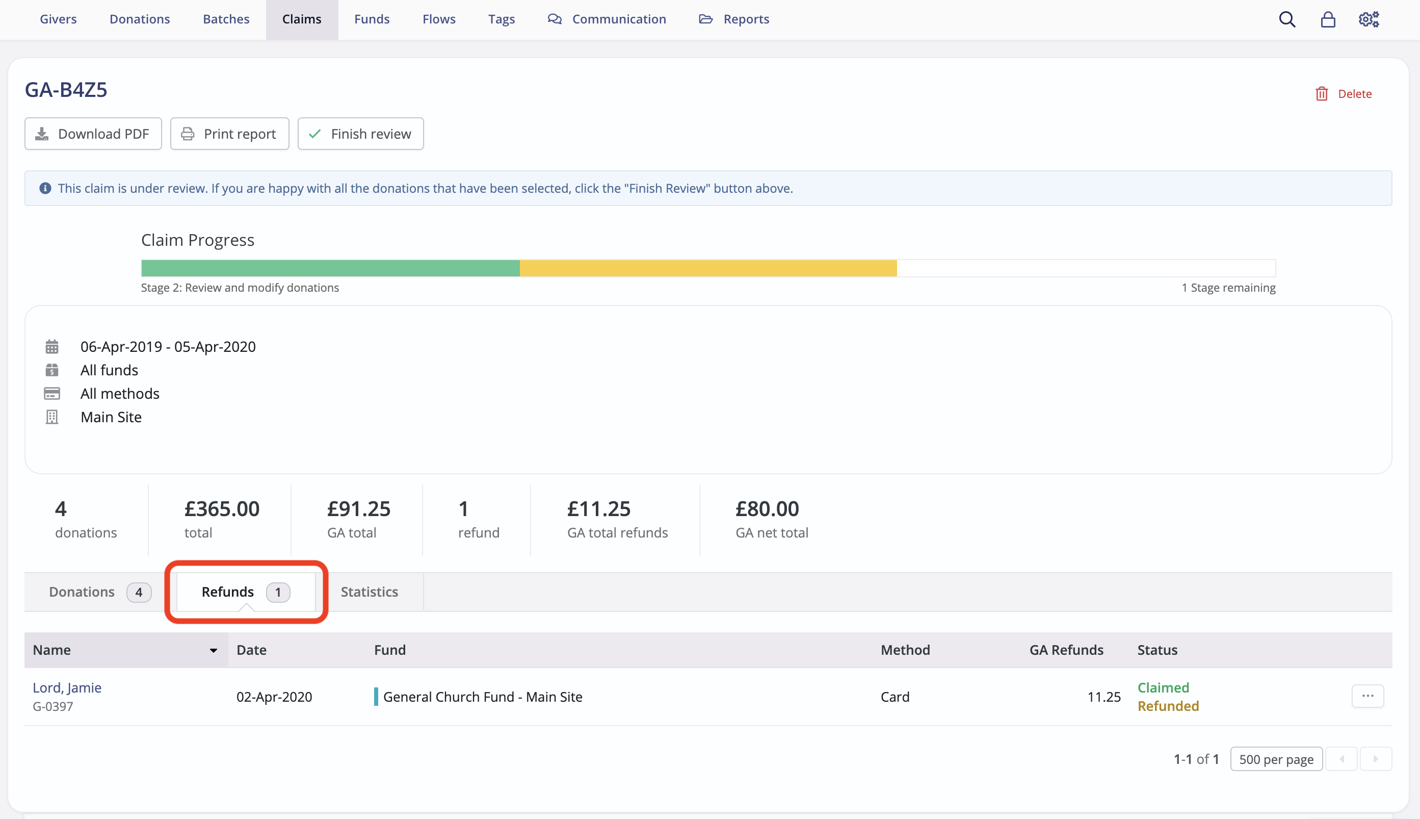 Handling Gift Aid overclaims and refunds (UK only) - ChurchSuite ...