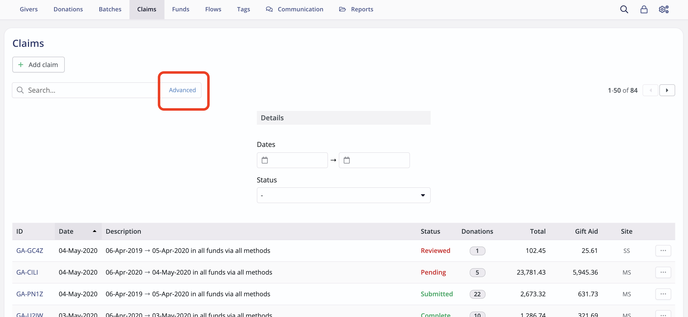 Reclaiming Gift Aid through ChurchSuite (UK only) - ChurchSuite Support ...