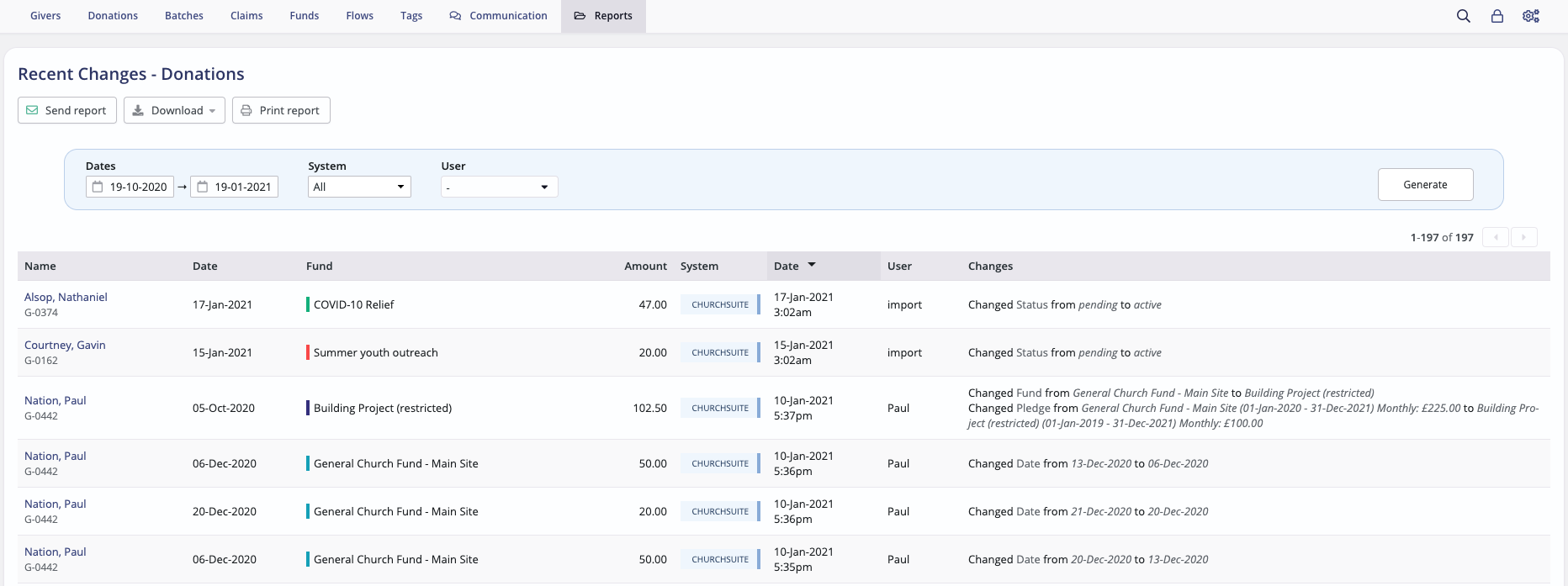 Getting started with the Giving module - ChurchSuite Support Articles