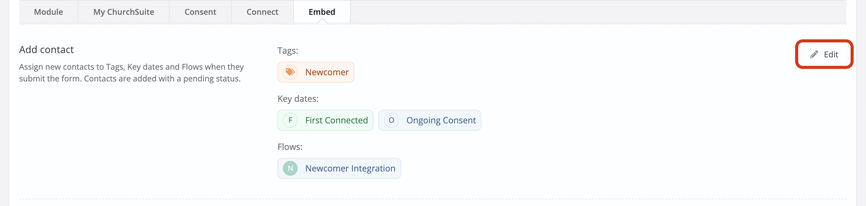 Embed a newcomer connect form on your website - ChurchSuite Support ...