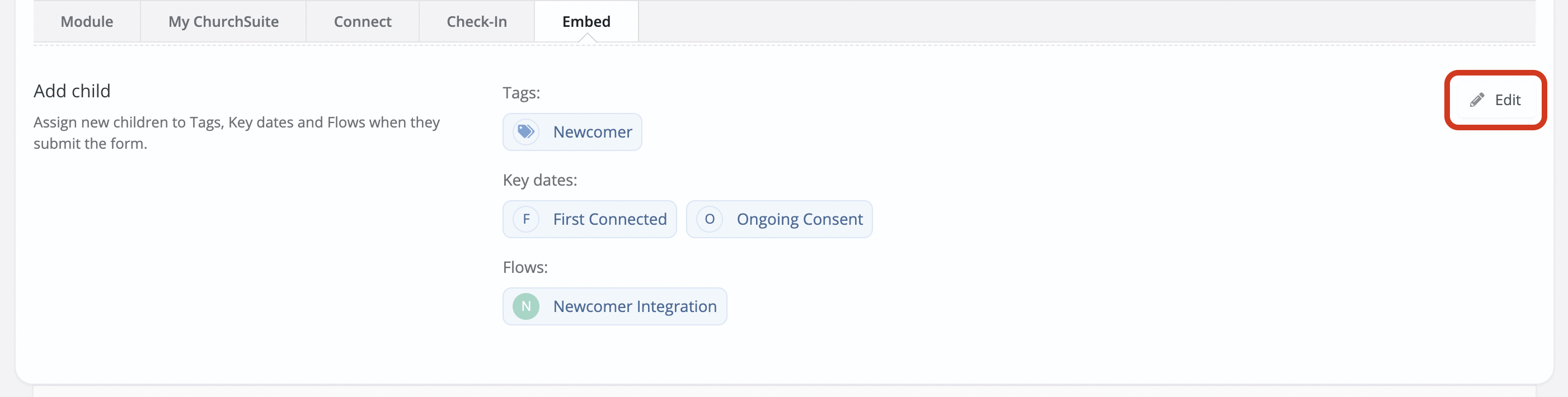 Embed a newcomer connect form on your website - ChurchSuite Support ...