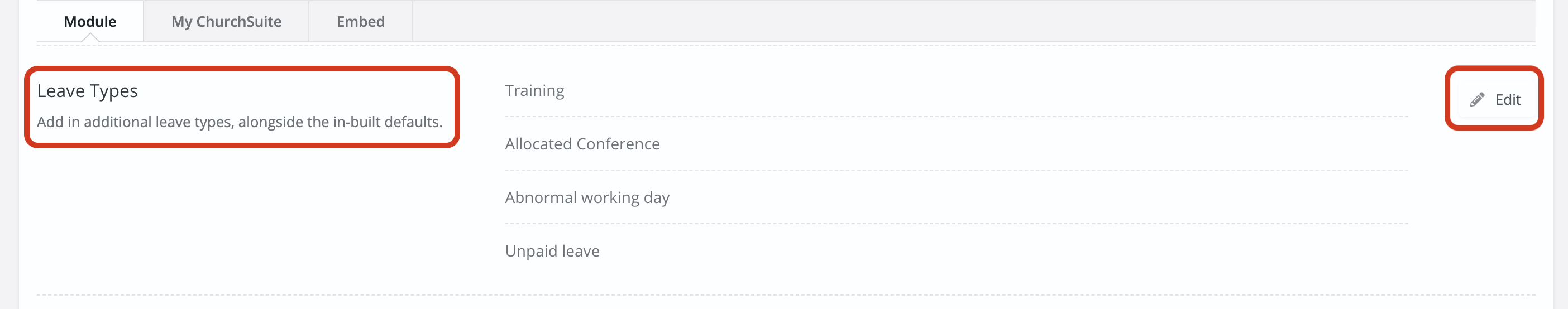 Leave, out of office and sickness - ChurchSuite Support Articles