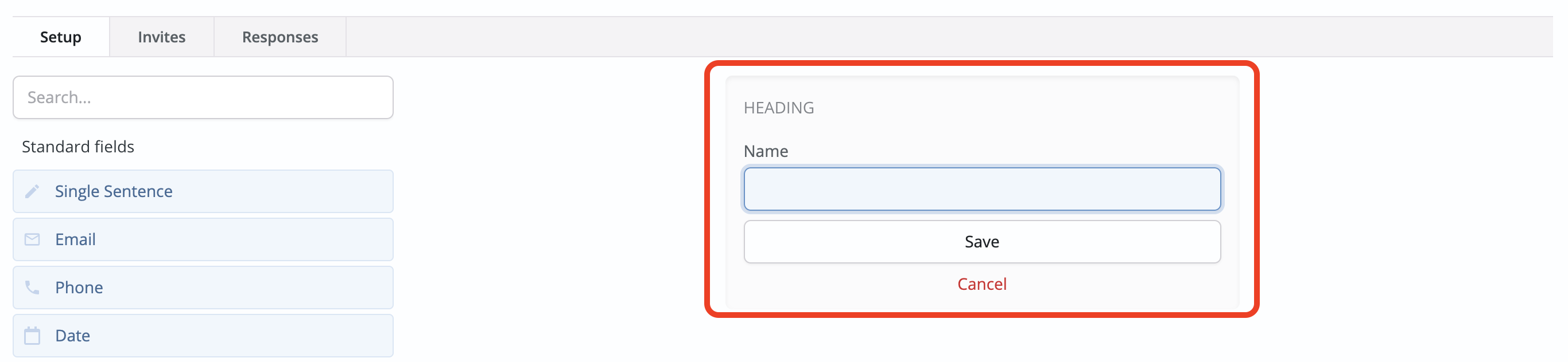 Building customisable forms - BETA access only - ChurchSuite Support Articles