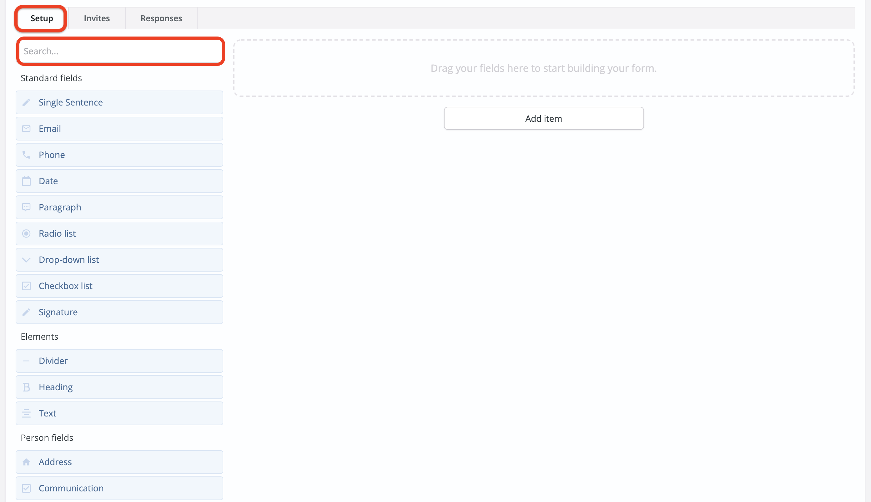 Building customisable forms - BETA access only - ChurchSuite Support ...