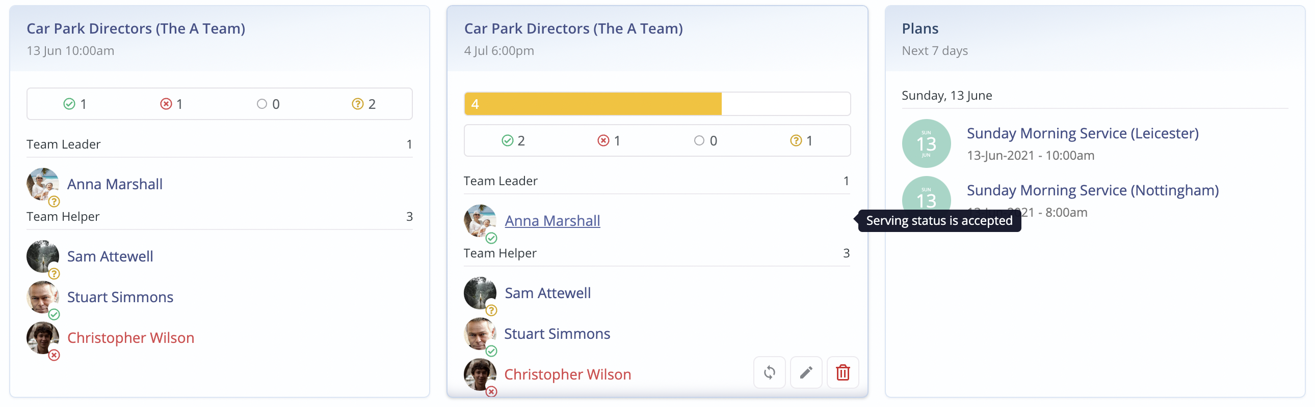 Customising your dashboard with widgets - ChurchSuite Support Articles