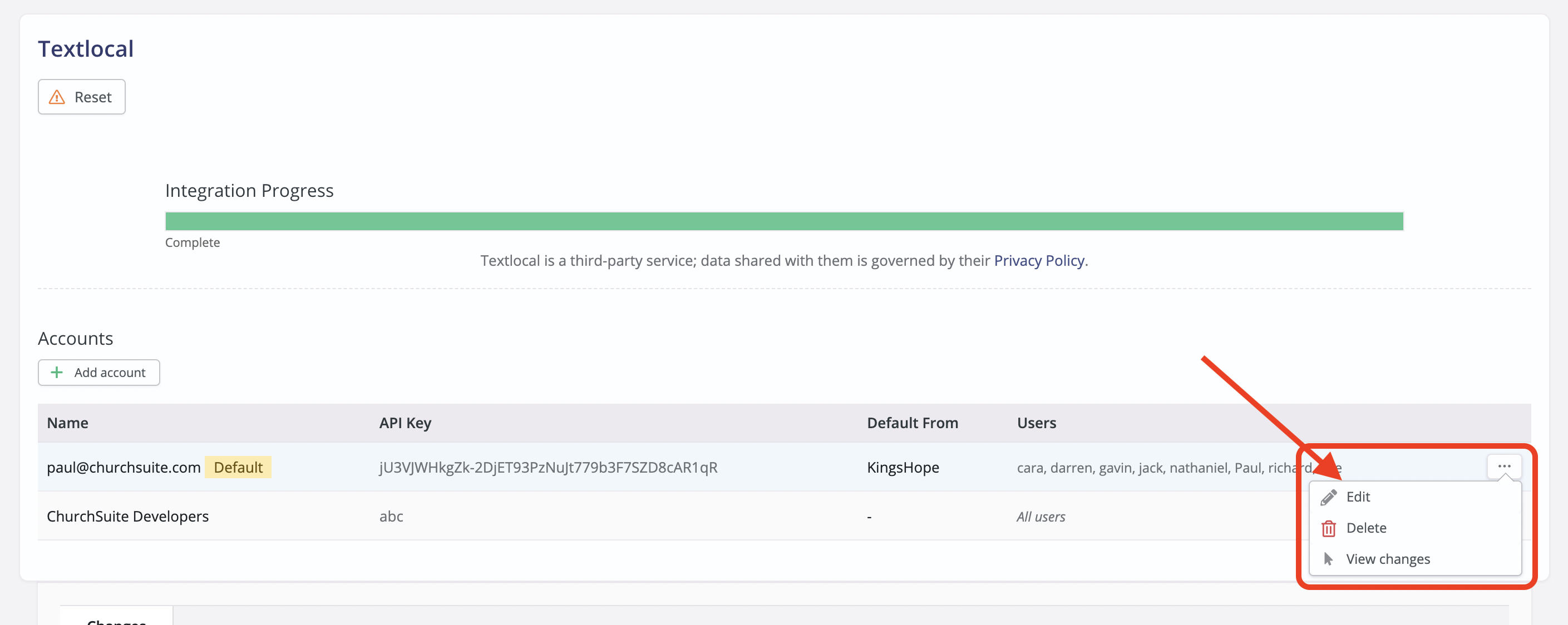 Sending Sms Messages Through Textlocal Churchsuite Support Articles