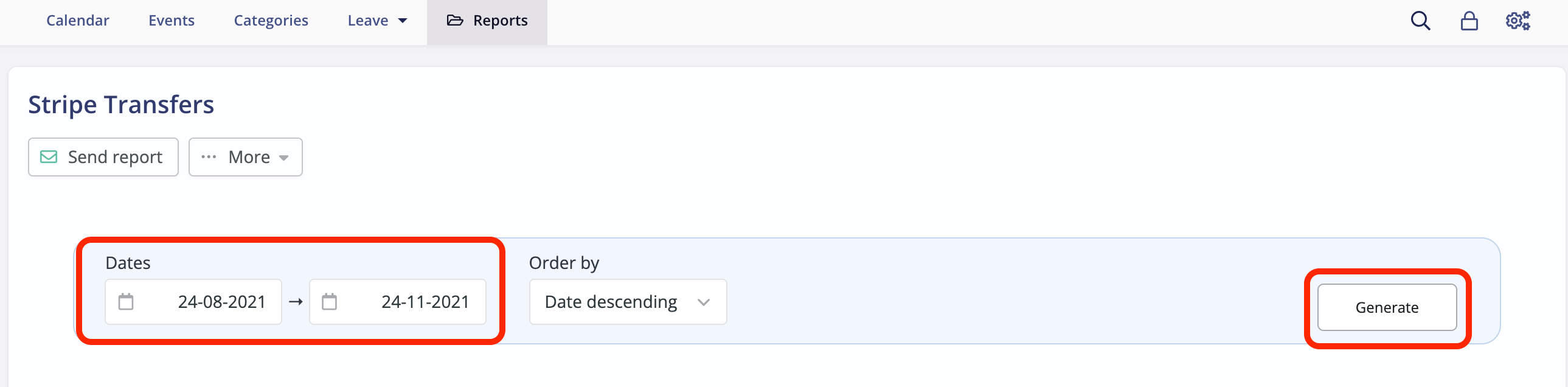 View Stripe transfers to reconcile payments received - ChurchSuite ...