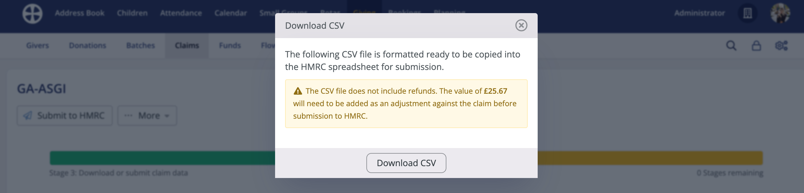 Handling Gift Aid overclaims and refunds (UK only) - ChurchSuite ...