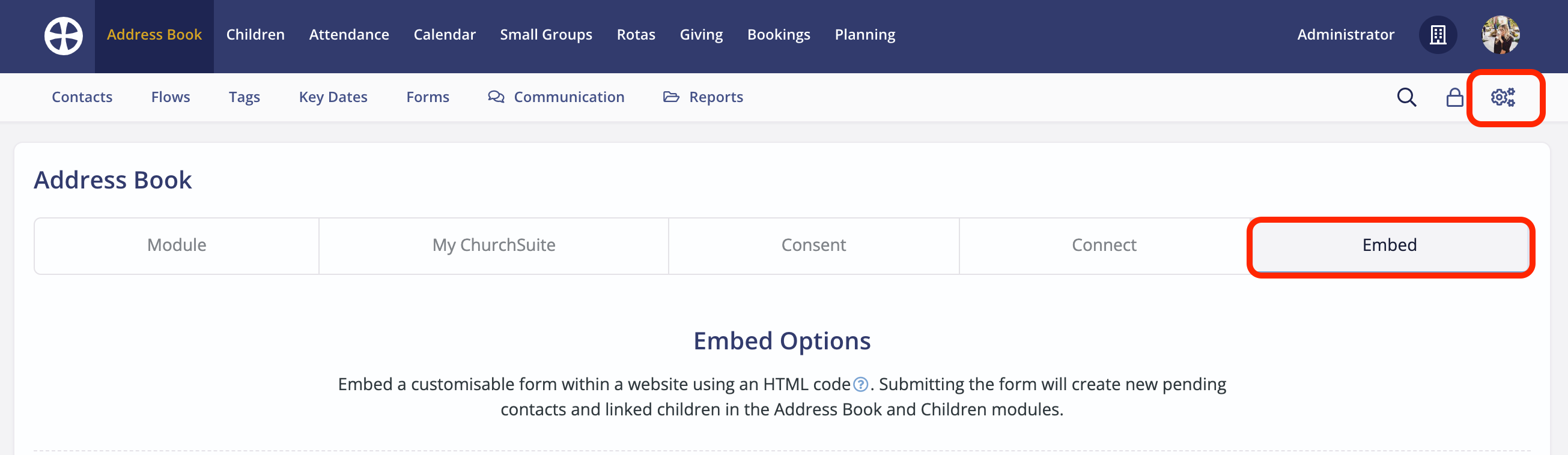 Embed a newcomer connect form on your website - ChurchSuite Support ...