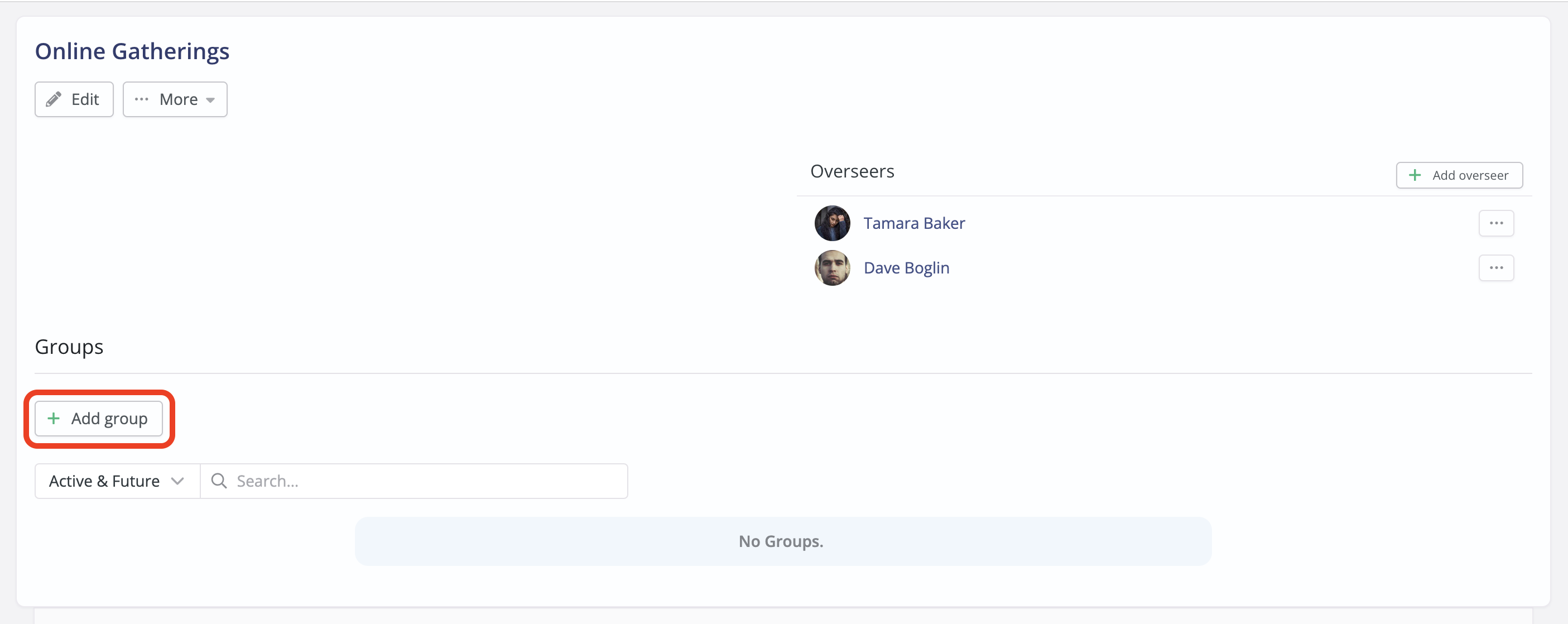 Managing small group oversight with clusters - ChurchSuite Support Articles