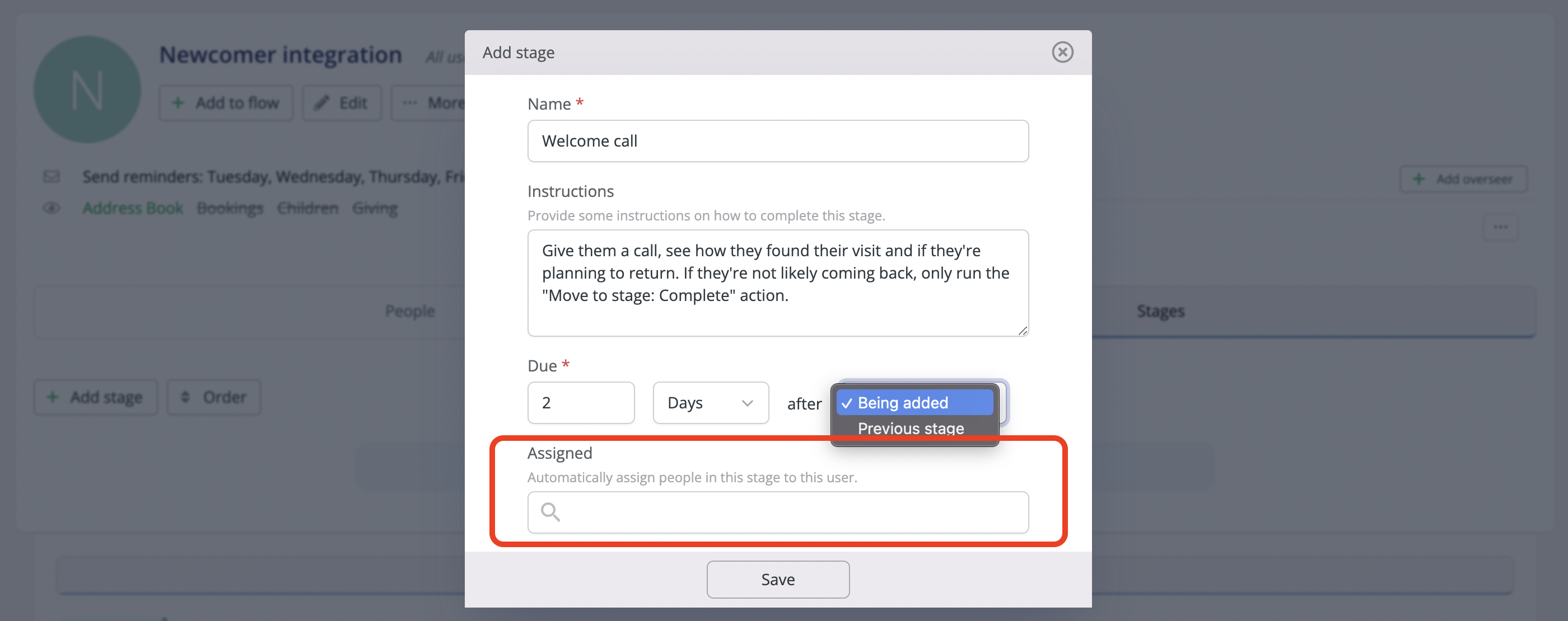 Flows - ChurchSuite Support Articles