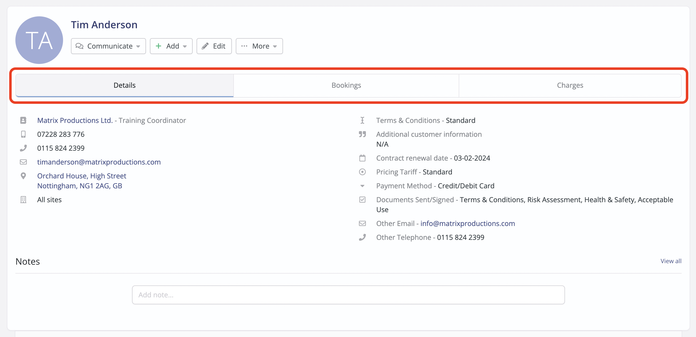 Managing booking customers - ChurchSuite Support Articles