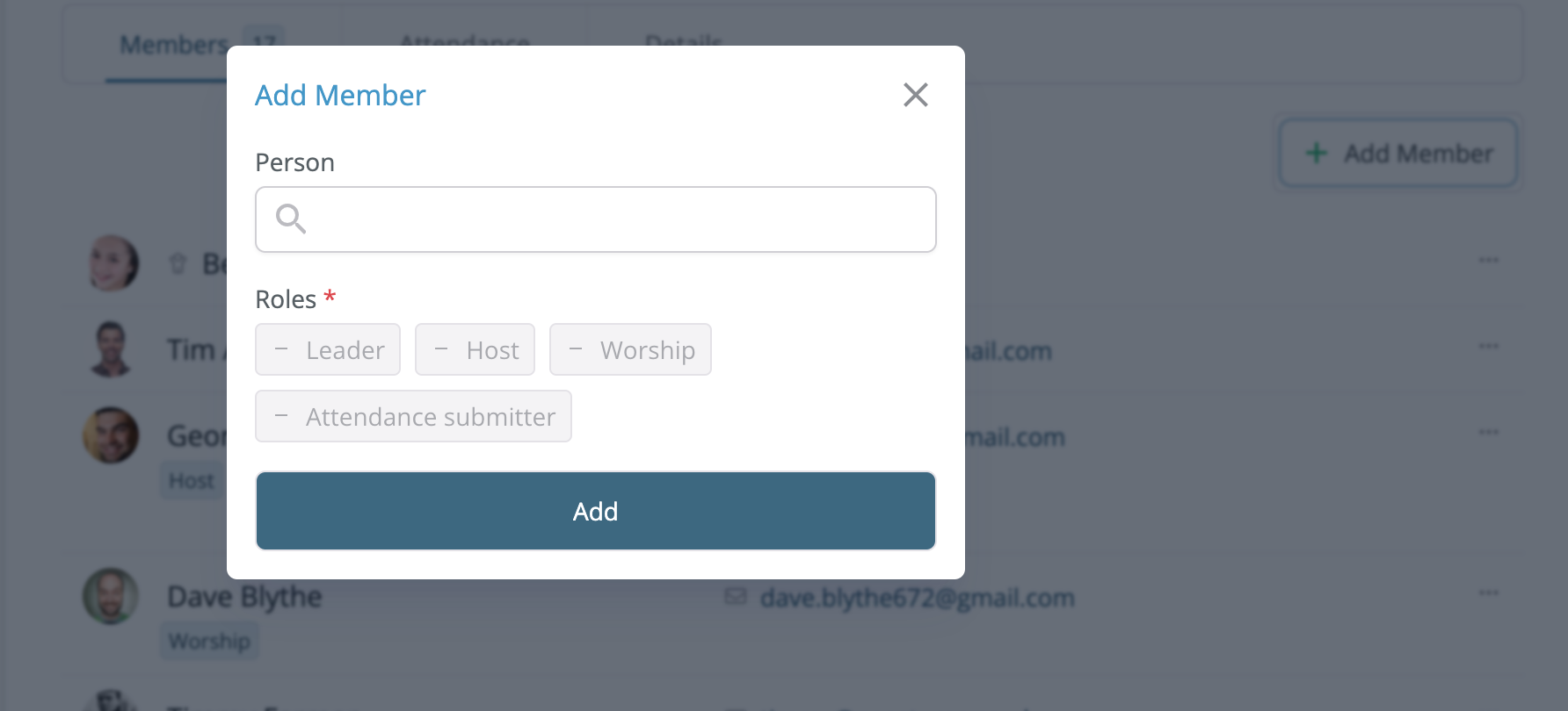 Adding people to small groups - ChurchSuite Support Articles