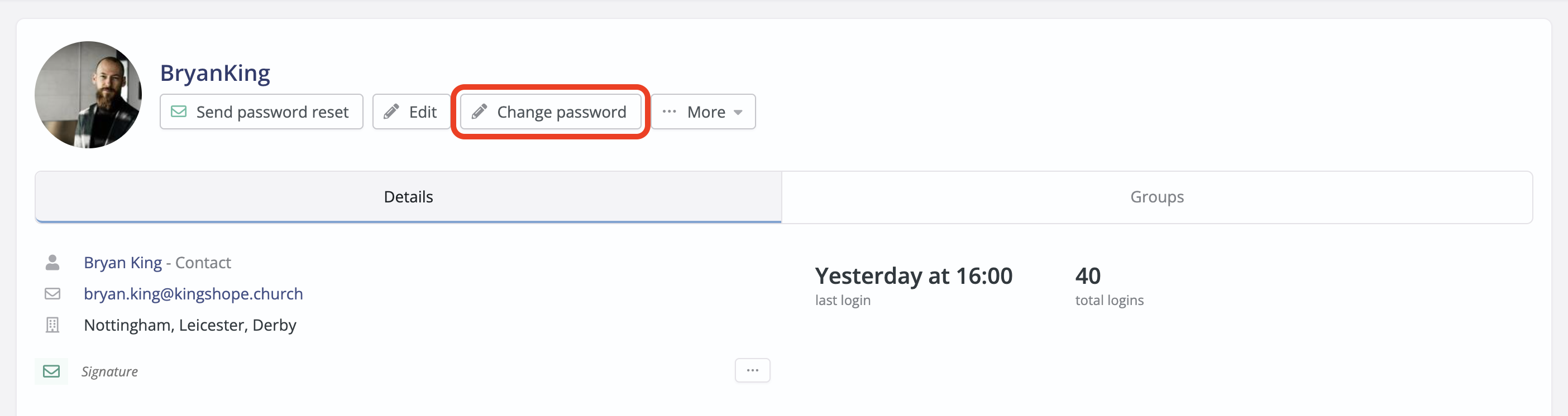 Adding and managing users - ChurchSuite Support Articles