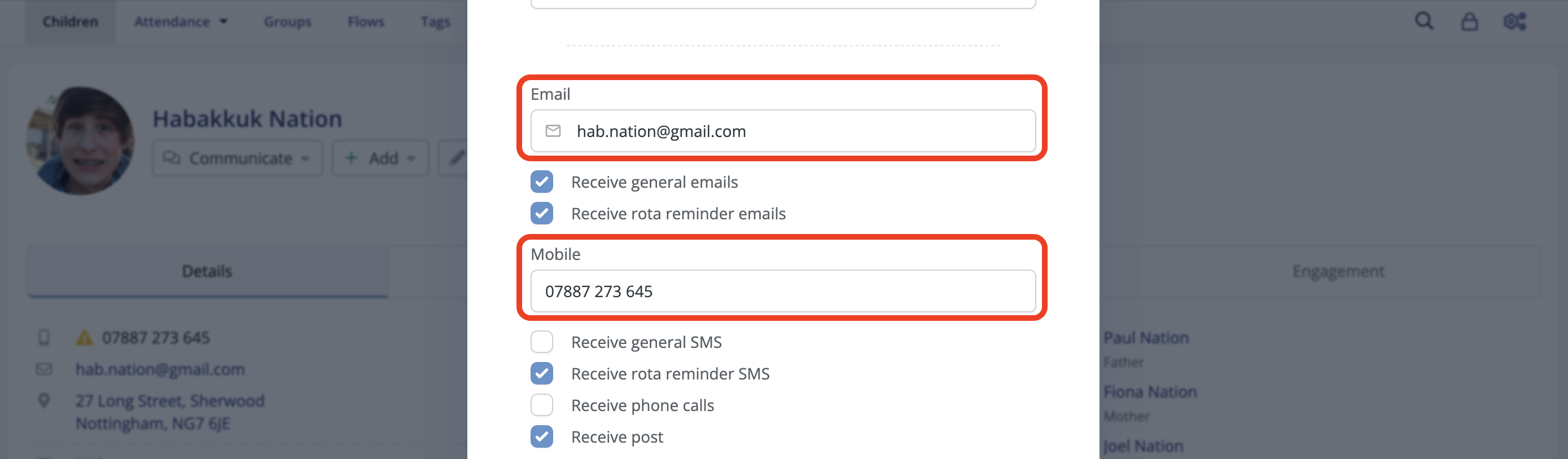 Who receives the rota communications I send? - ChurchSuite Support Articles