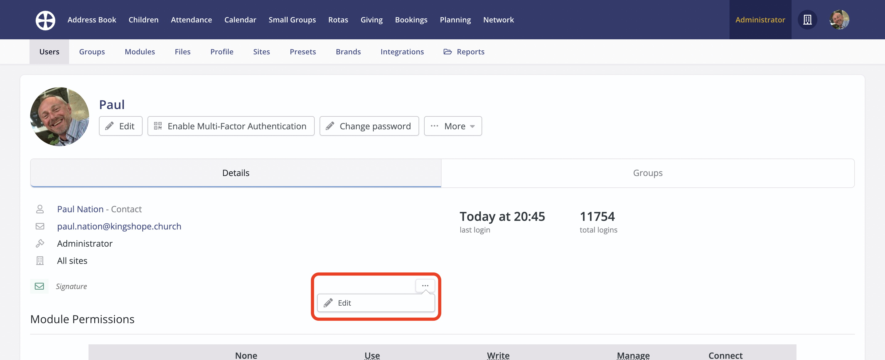 Personalised email signatures - ChurchSuite Support Articles