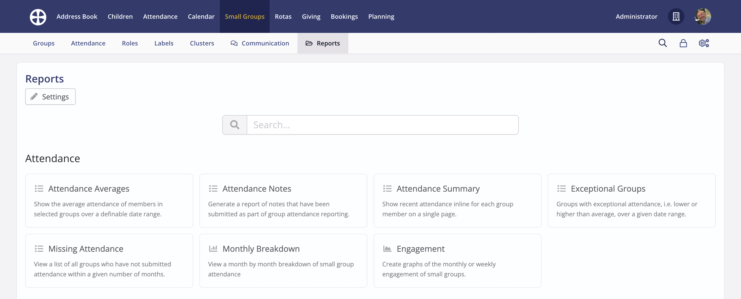 Small group attendance - ChurchSuite Support Articles