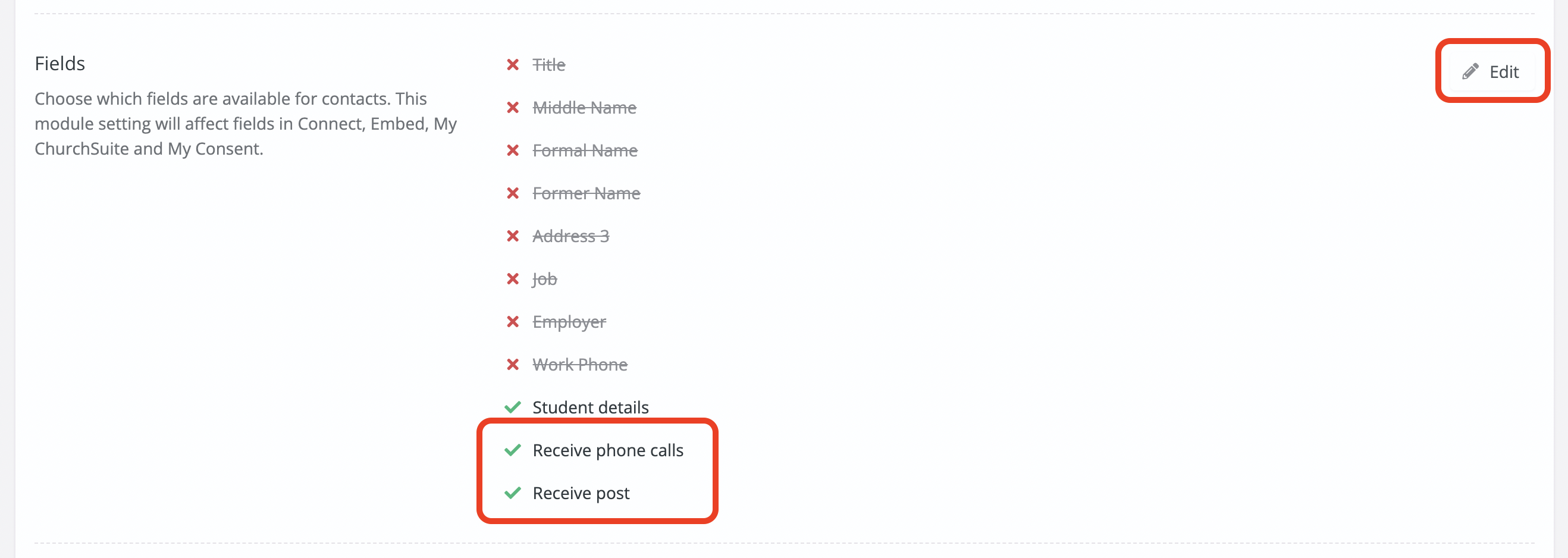 Managing communication options - ChurchSuite Support Articles