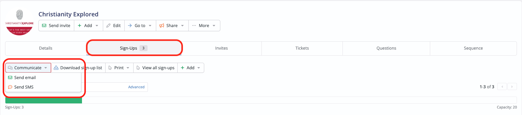 Adding events - ChurchSuite Support Articles
