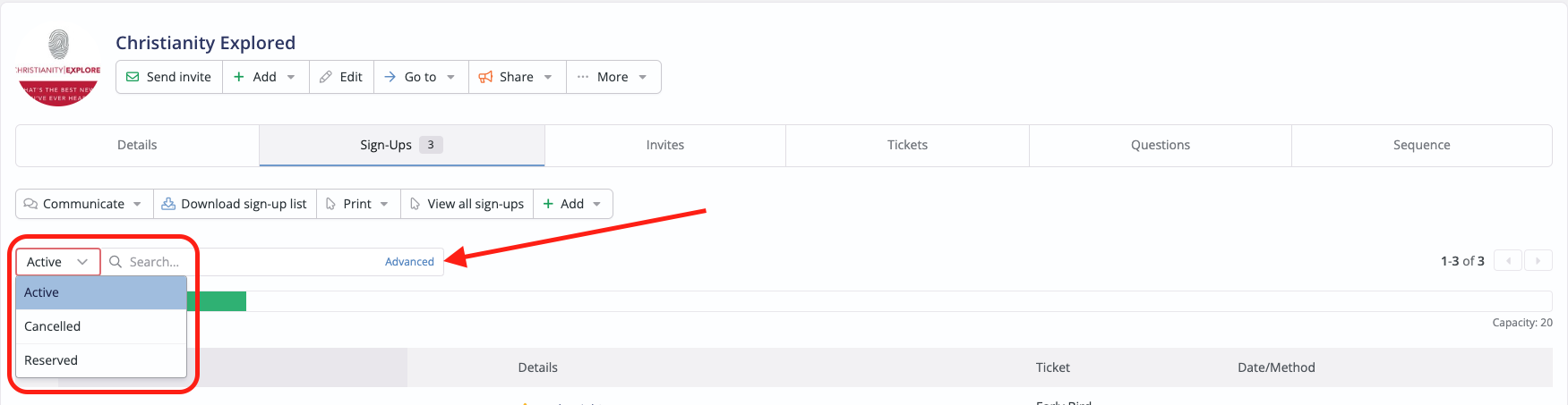 Adding events - ChurchSuite Support Articles