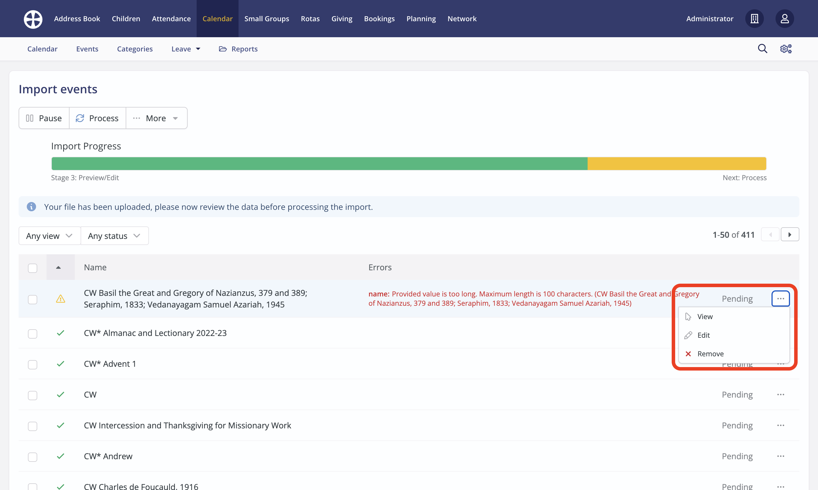 Adding the Common Worship Lectionary to your calendar - ChurchSuite ...