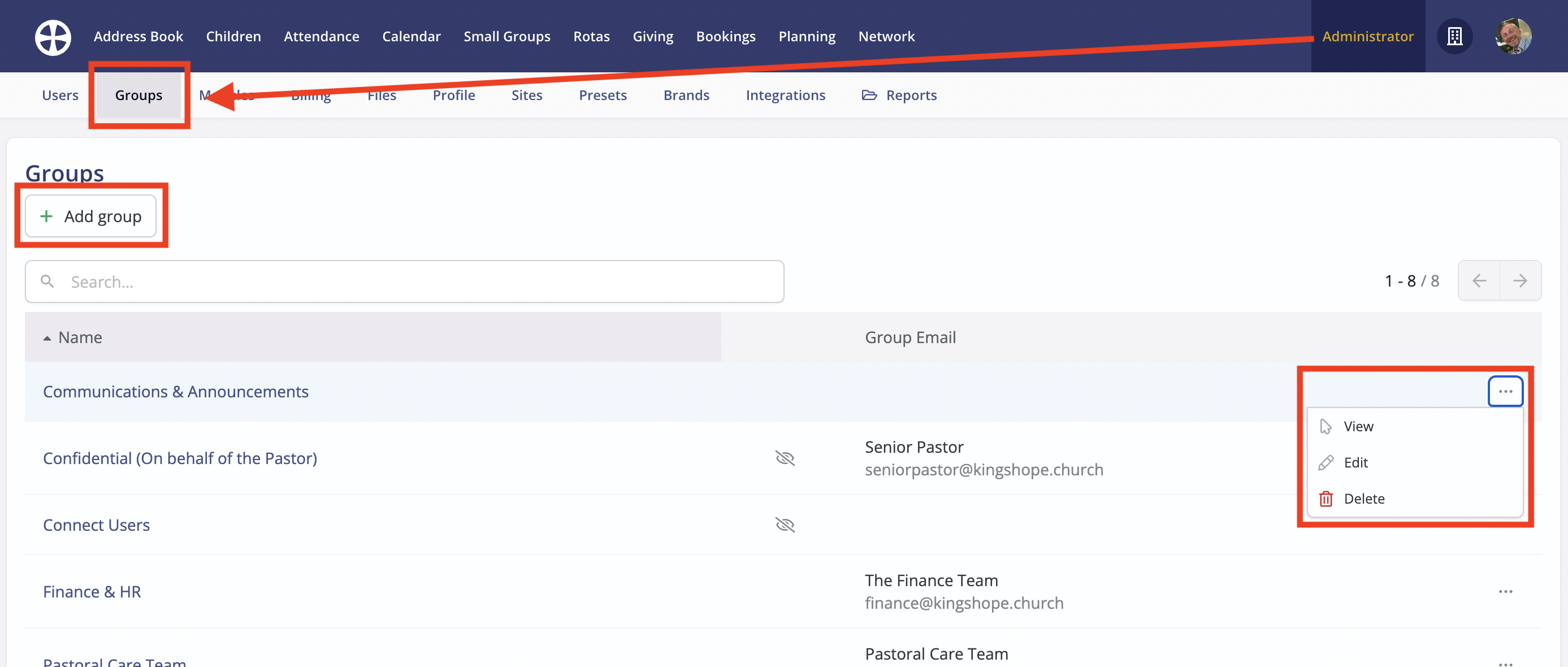 Send emails from a shared email address - ChurchSuite Support Articles