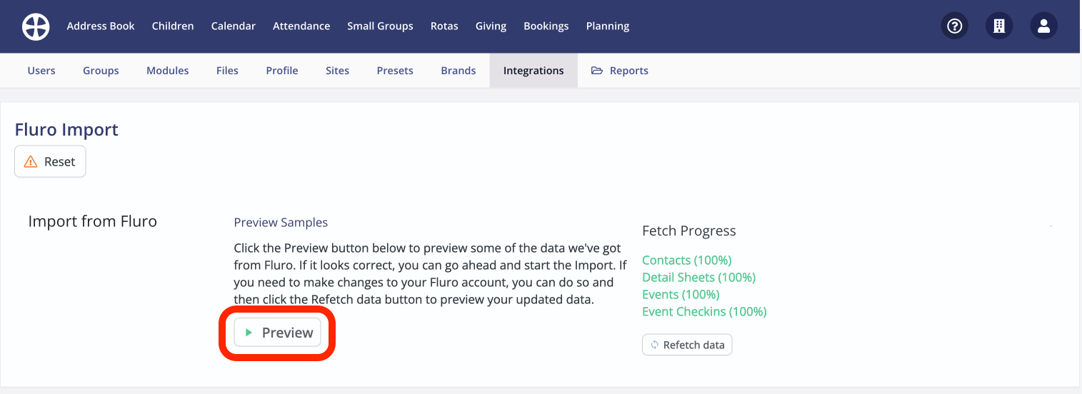 Importing data from Fluro - ChurchSuite Support Articles