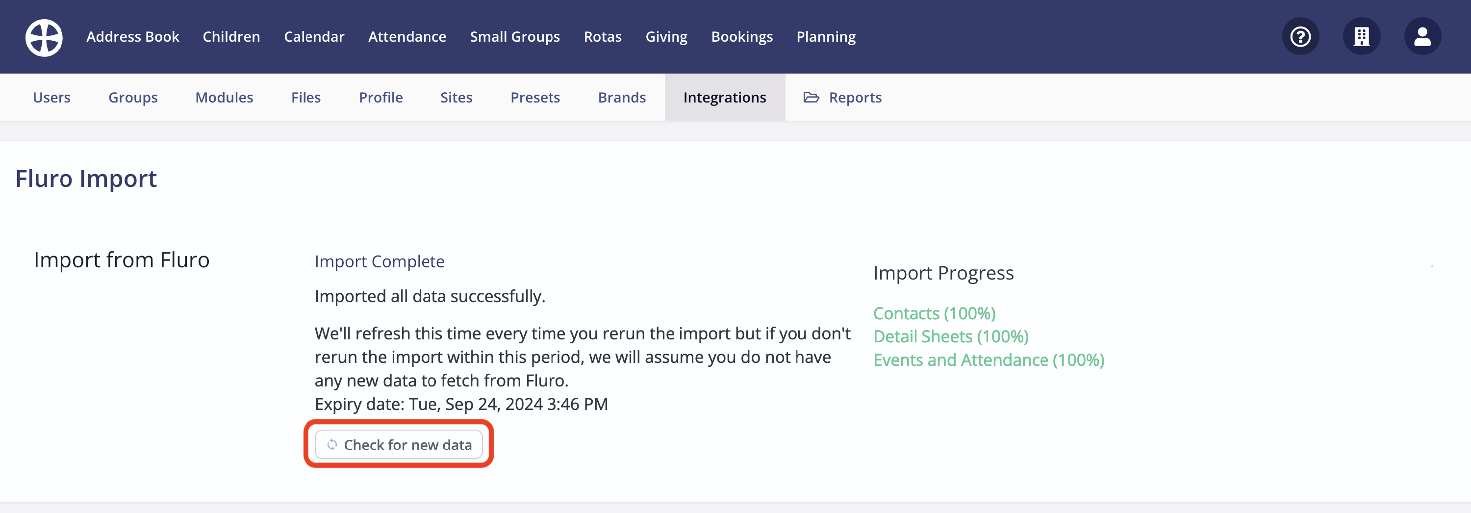 Importing data from Fluro - ChurchSuite Support Articles