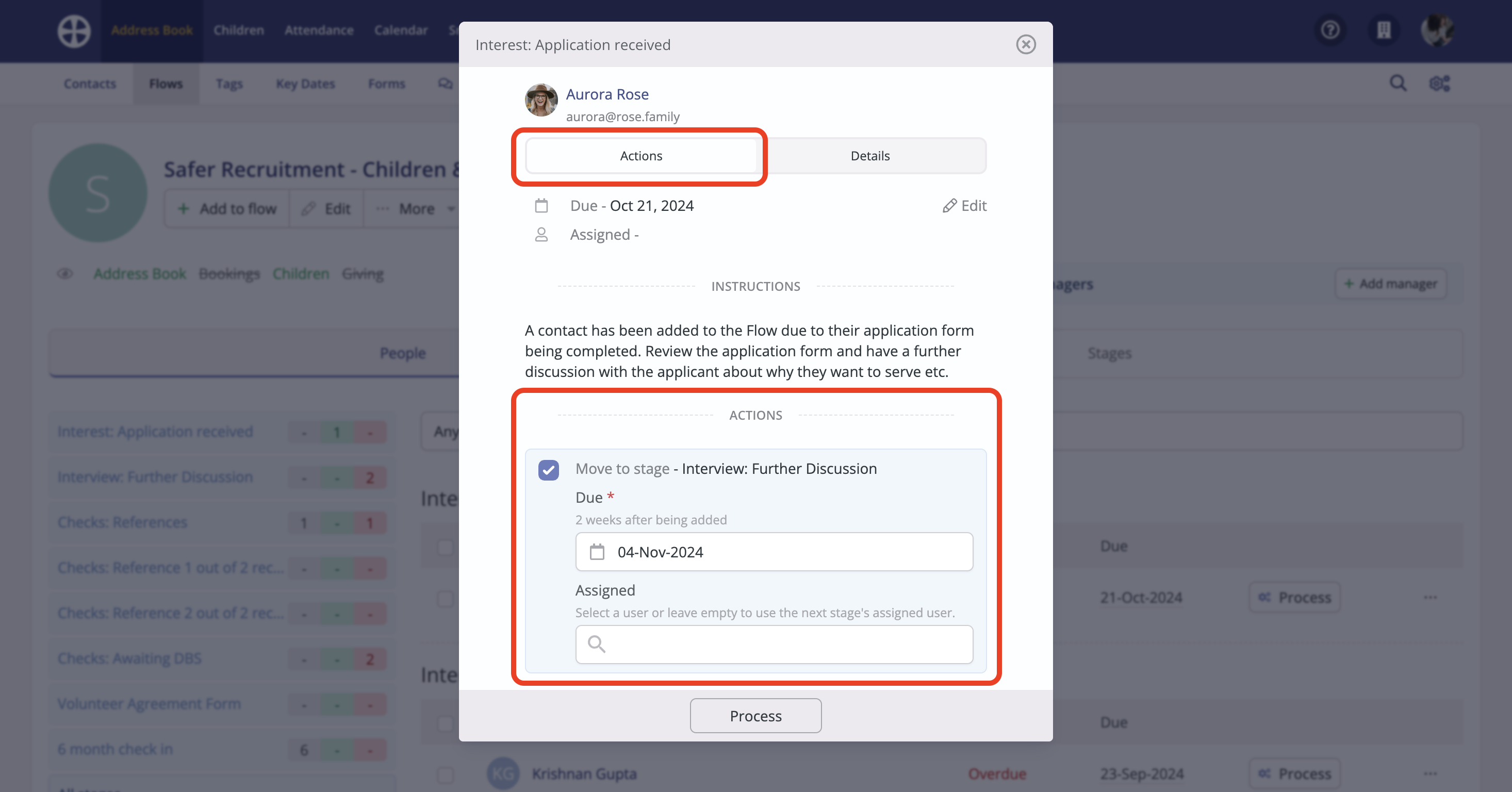Case Study: Managing safer recruitment - ChurchSuite Support Articles