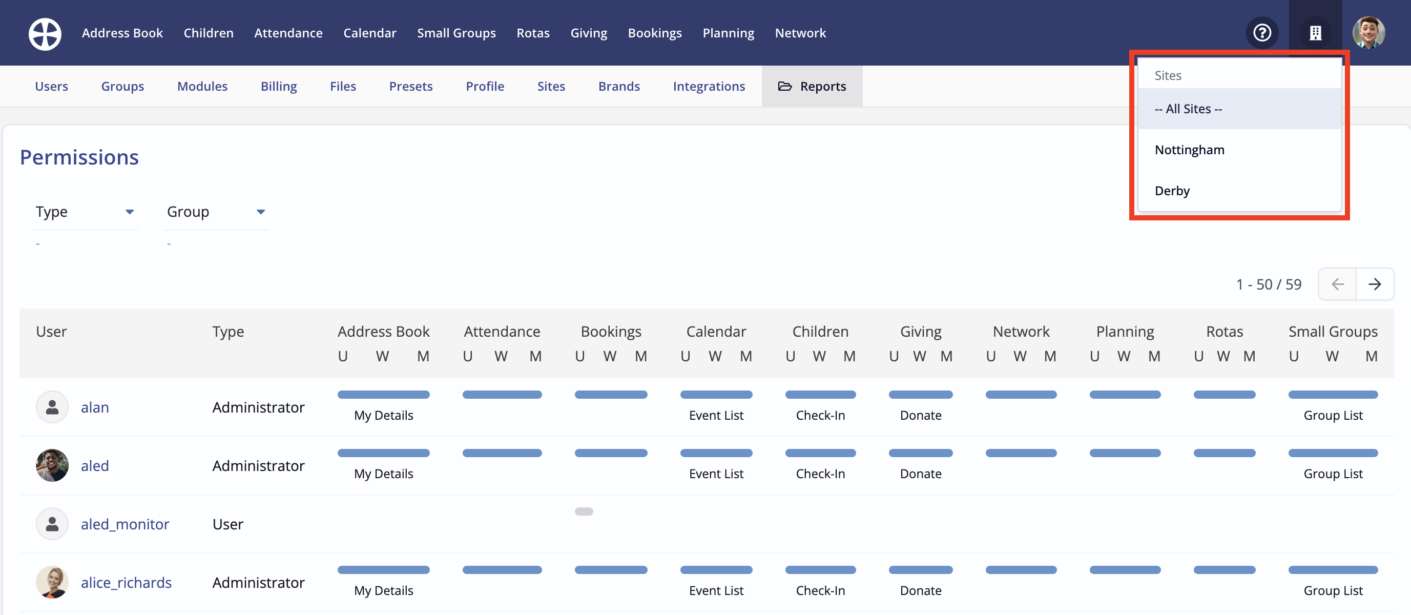 Adding and managing users - ChurchSuite Support Articles