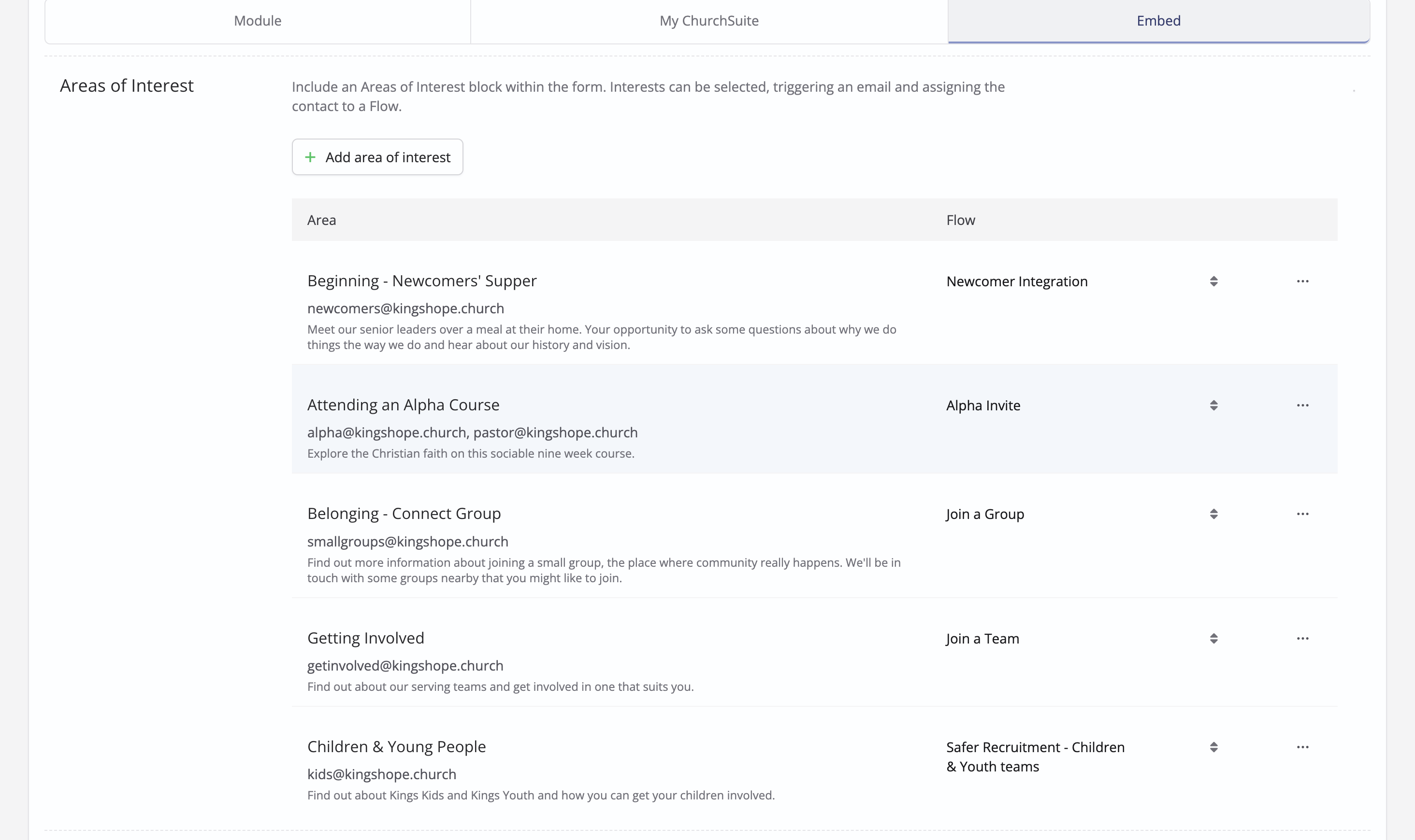Embed a newcomer My Details form on your website - ChurchSuite Support ...