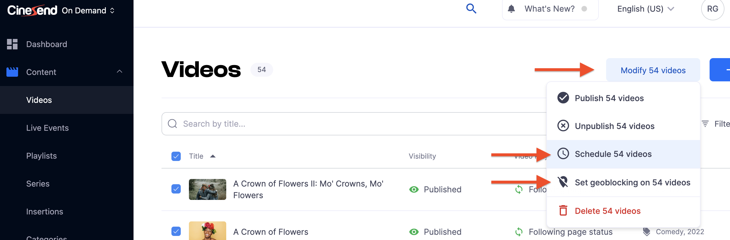 Preview: The new UI and features for On Demand - CineSend OTT