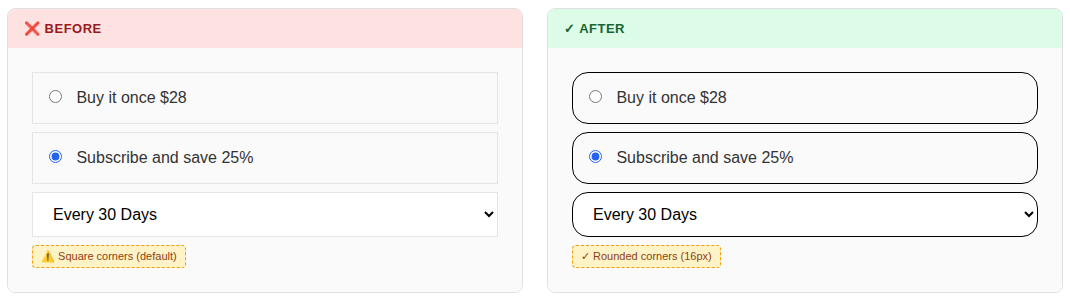 [Shopify] Product Options Display: CSS and How-To Examples - Support ...