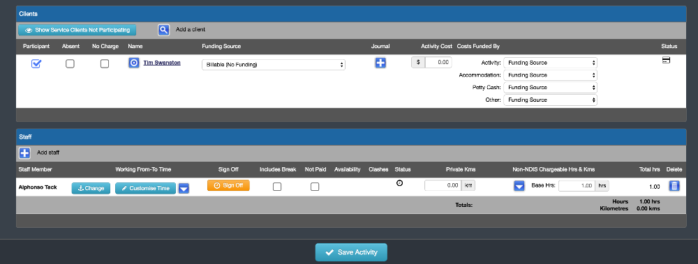 What is an Activity? - SupportAbility Knowledge Base