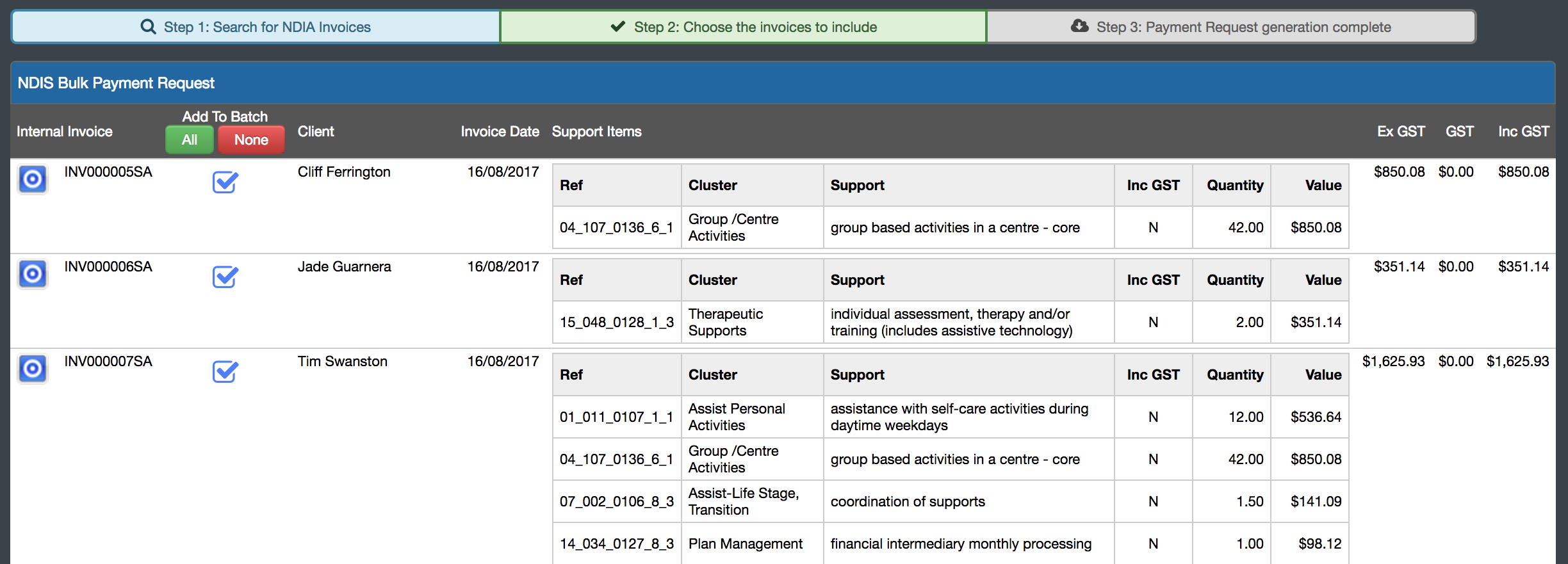 Generating NDIS Bulk Payment Requests - SupportAbility Knowledge Base