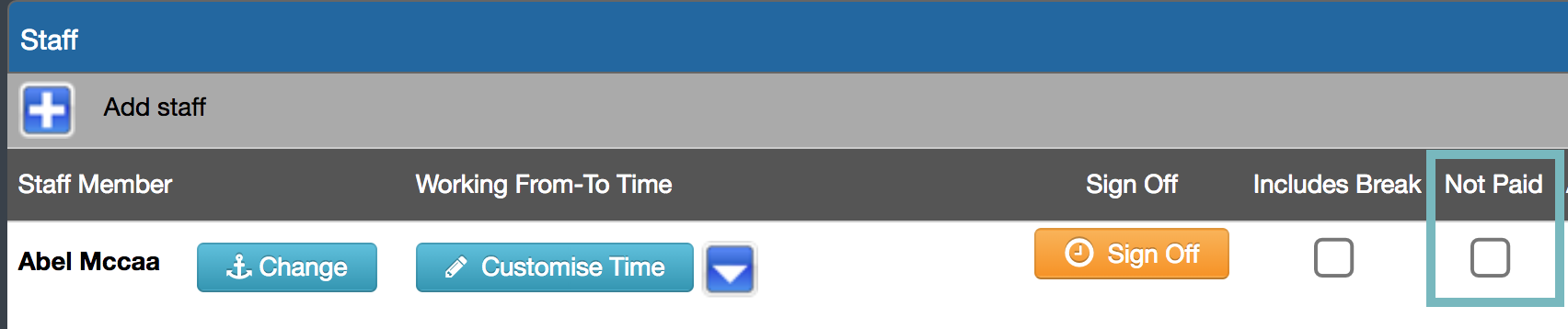Managing Staff Shifts - SupportAbility Knowledge Base