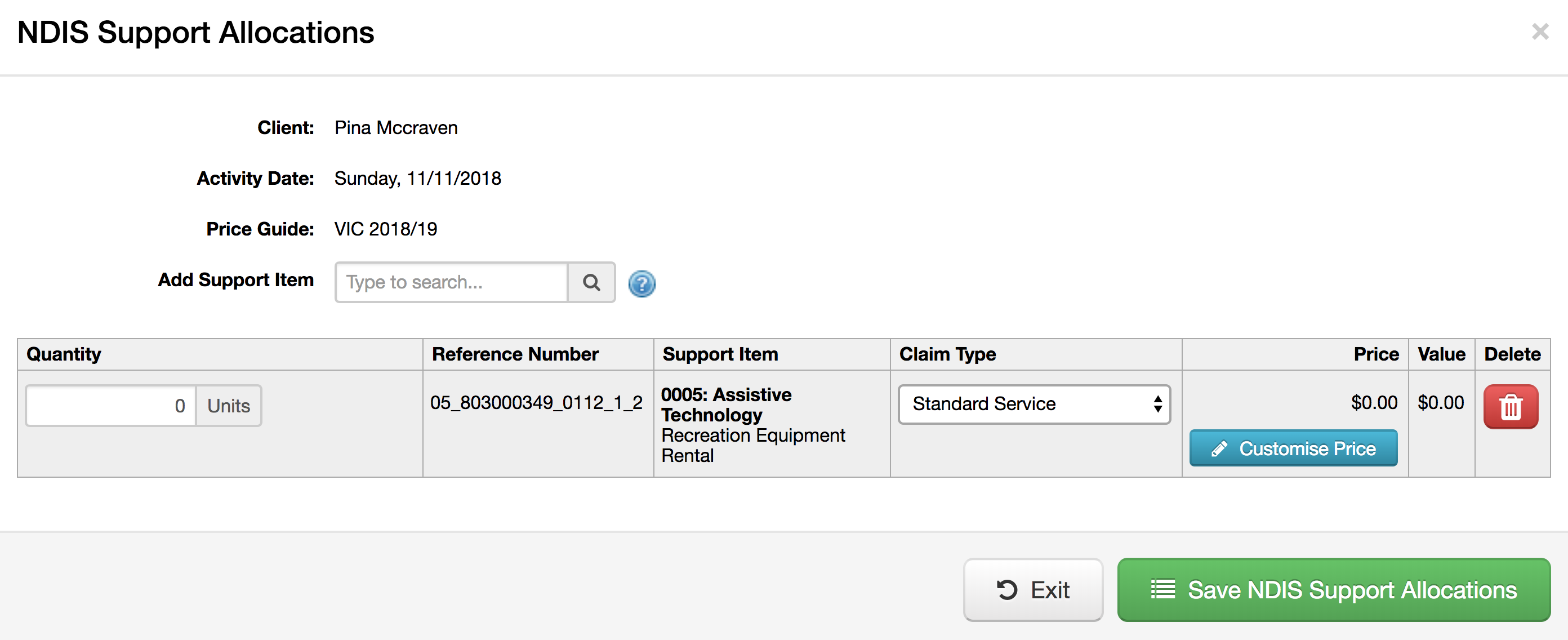 Customising NDIS Support Items - SupportAbility Knowledge Base