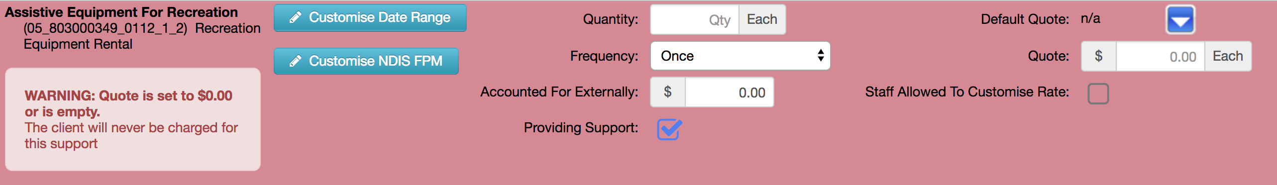 Customising NDIS Support Items - SupportAbility Knowledge Base