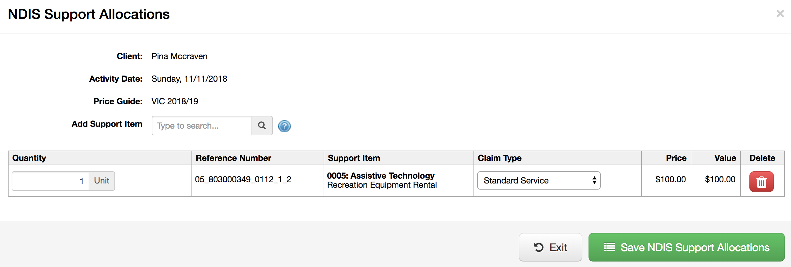 Customising NDIS Support Items - SupportAbility Knowledge Base