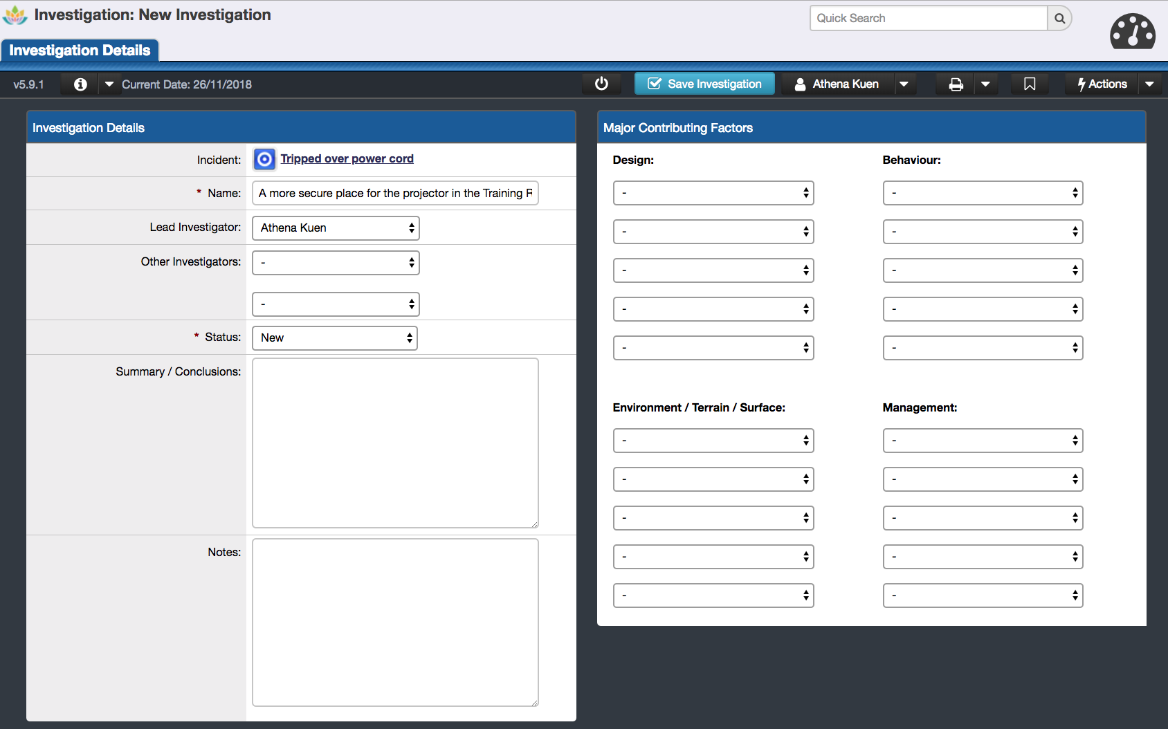 Organisational Accident and Incident Register (AIR) - SupportAbility ...