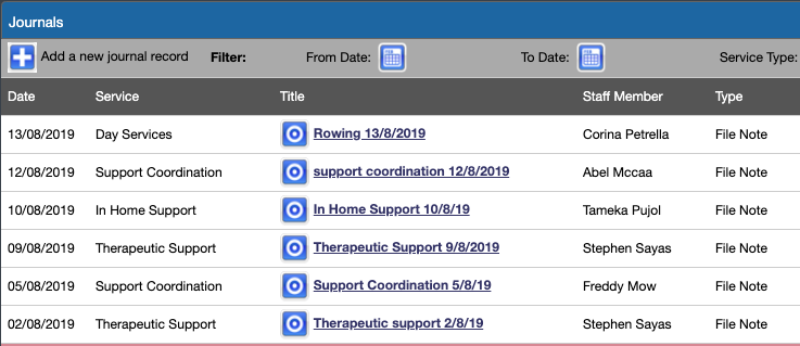 Journal Permissions - SupportAbility Knowledge Base