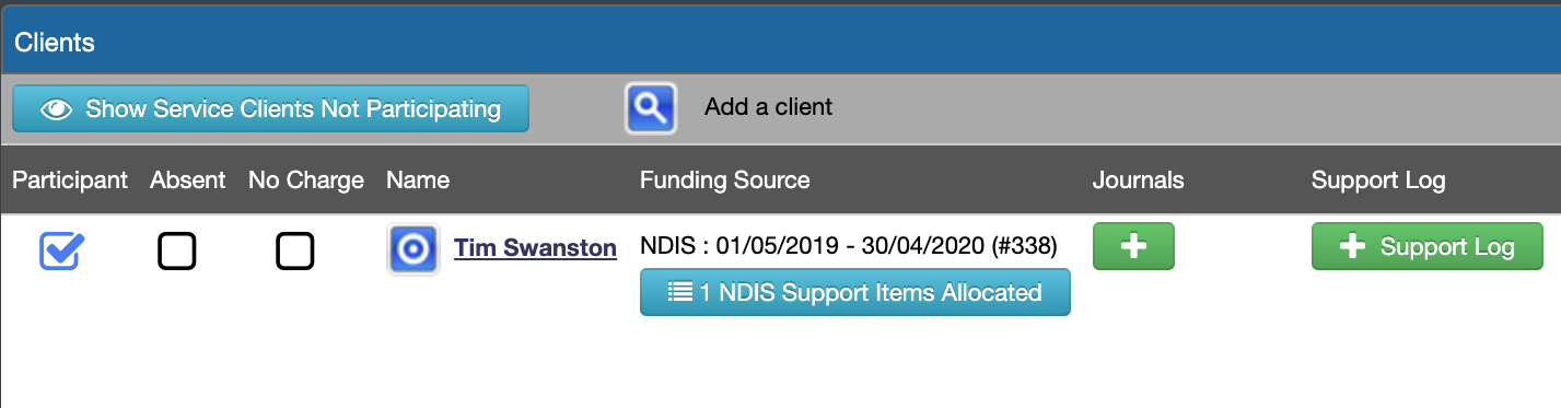 Using the Client Support Log - SupportAbility Knowledge Base