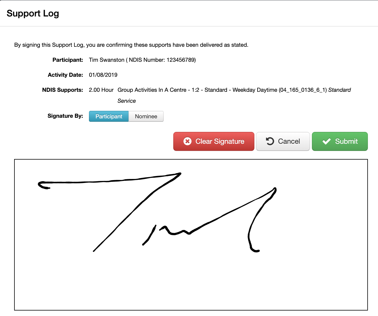 Using the Client Support Log - SupportAbility Knowledge Base