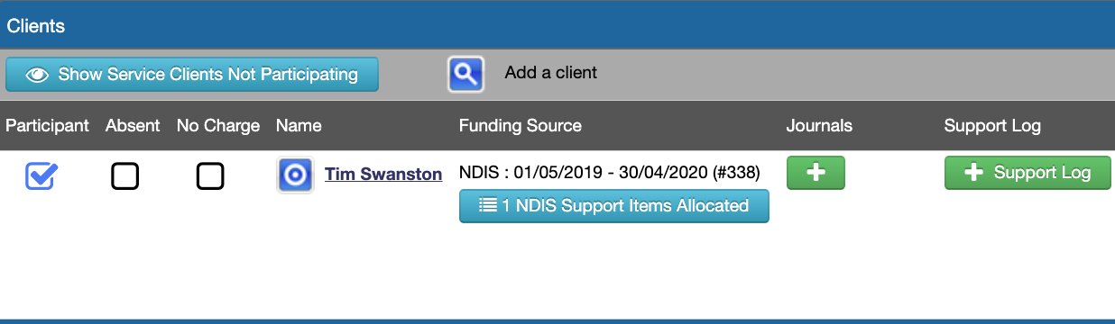 Using the Client Support Log - SupportAbility Knowledge Base