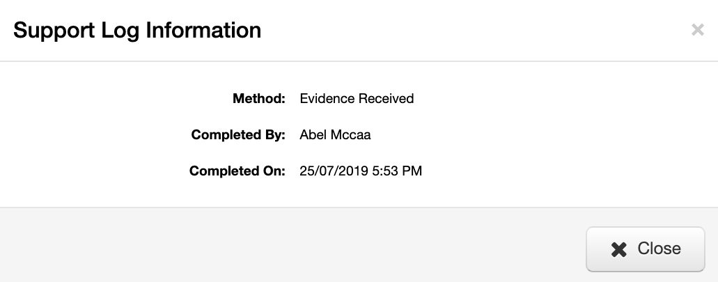 Using the Client Support Log - SupportAbility Knowledge Base