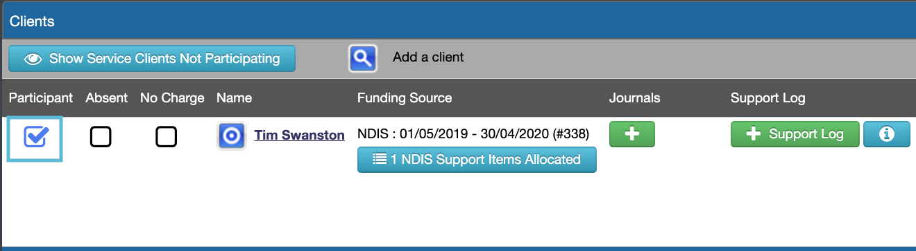 Using the Client Support Log - SupportAbility Knowledge Base