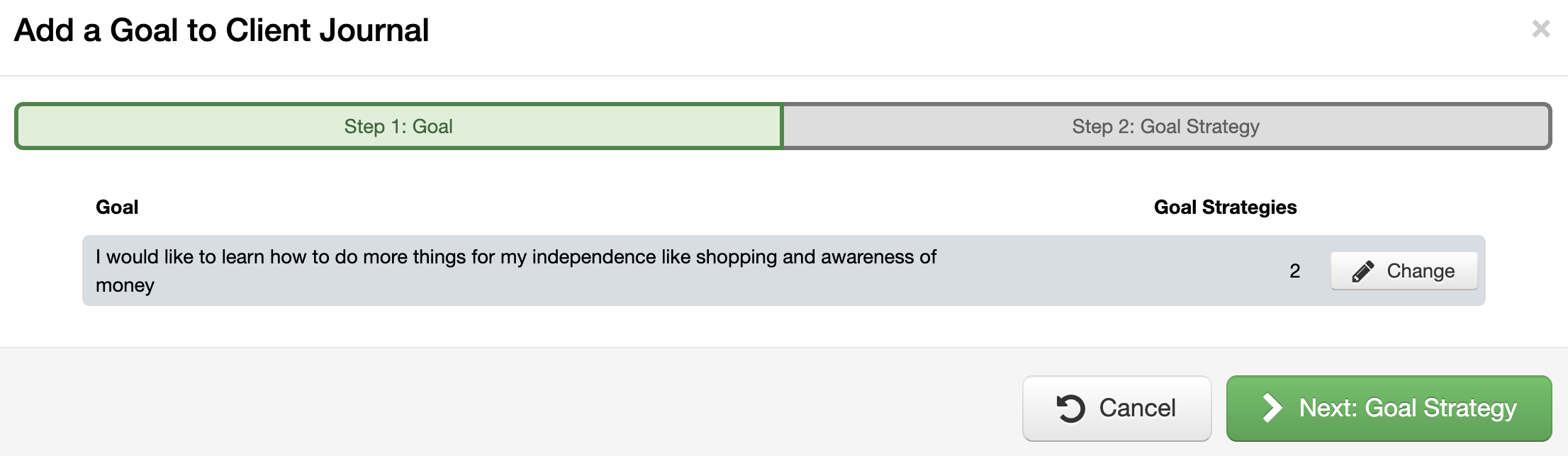 Client Journals - SupportAbility Knowledge Base