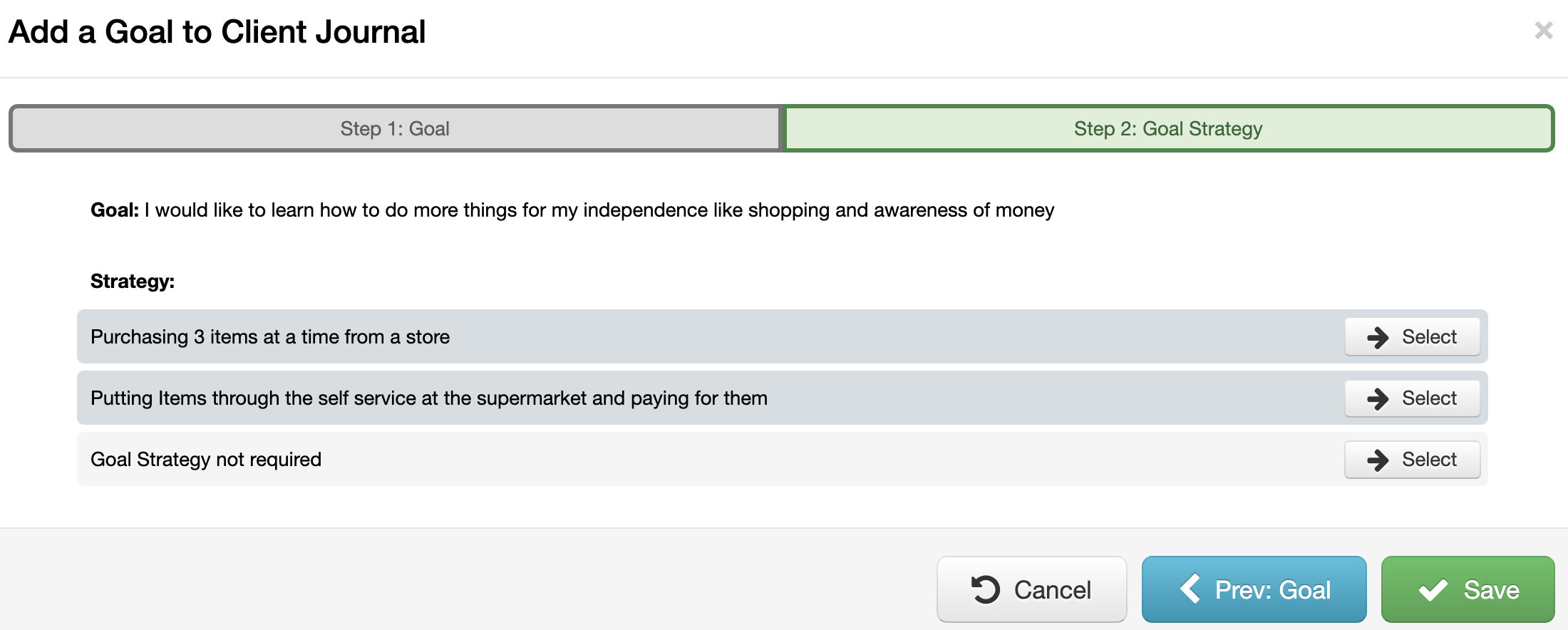 Client Journals - SupportAbility Knowledge Base