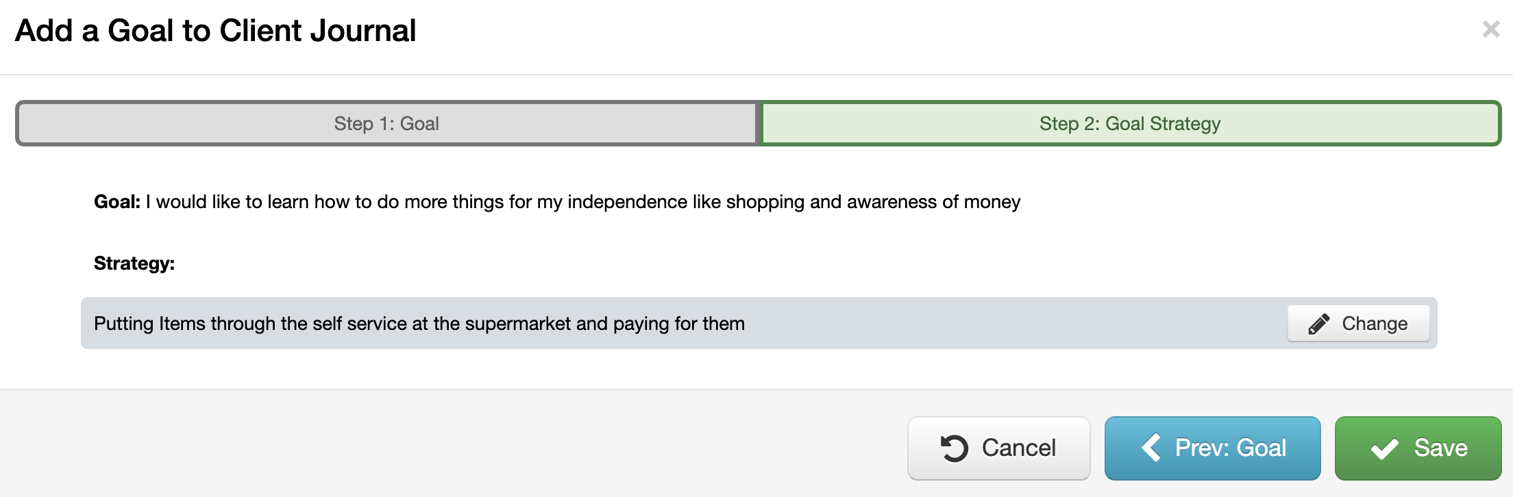 Client Journals - SupportAbility Knowledge Base