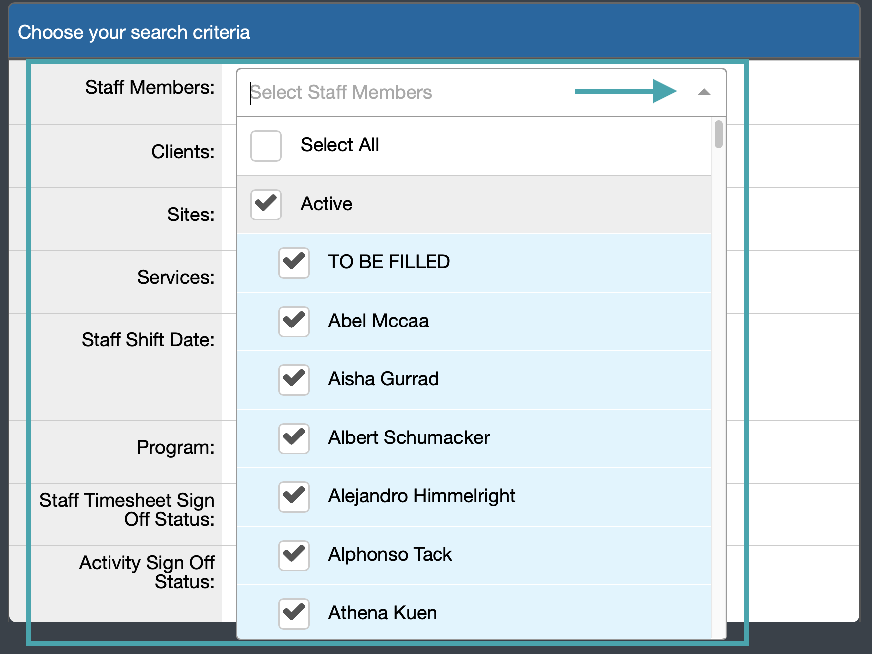 Activity Staff Report - SupportAbility Knowledge Base